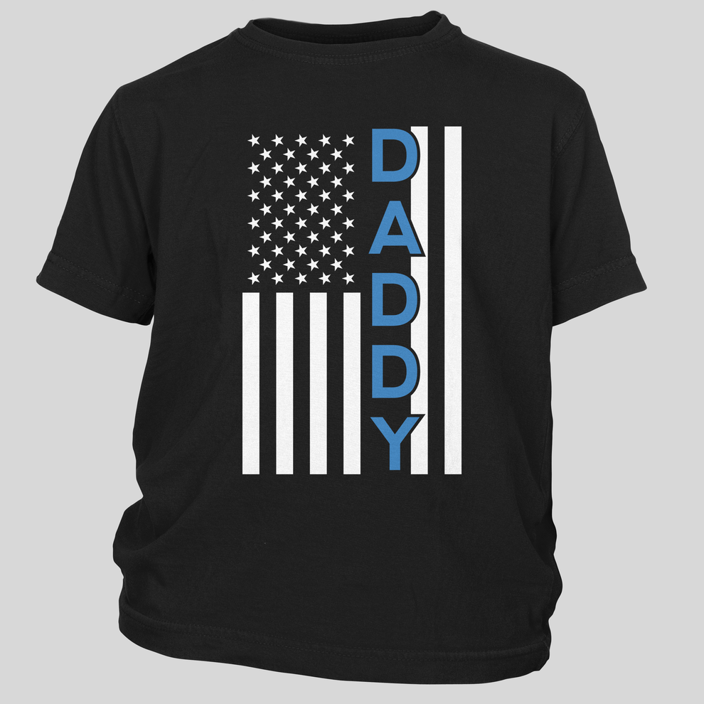Daddy Thin Blue Line Flag – Shop With Cre